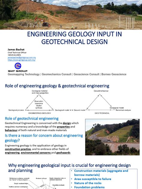 Engineering Geology Input In Geotechnical Design Pdf