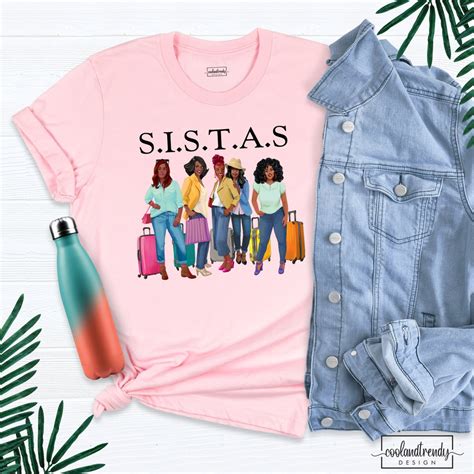 Sistas Shirt Black Sisters T Shirt Black Girls Shirt Black Best