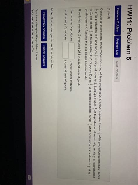 Solved HW11 Problem 5 Previous Problem Problem List Next Chegg Com