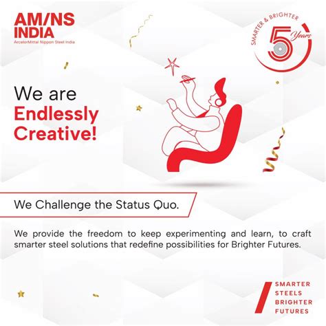 Values Creative Smartersteelsbrighterfutures Arcelormittal Nippon