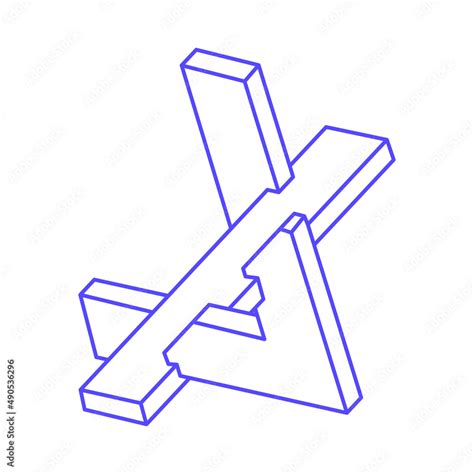 Impossible Shapes Sacred Geometry Optical Illusion Figure Abstract Eternal Geometric Objects