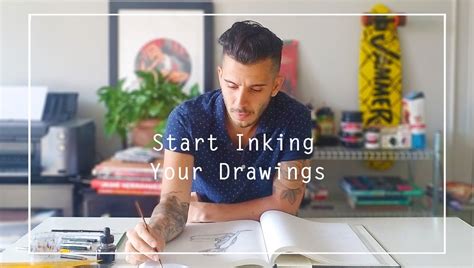 Online Course Start Inking Your Drawings Inking Basics From Skillshare Class Central