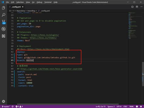 4 使用hexo Github 建站 时 使用 Hexo D 命令异常：you Should Configure Deployment