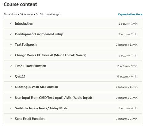 دانلود فیلم آموزشی Udemy Learn To Create Advance Ai Assistant Jarvis