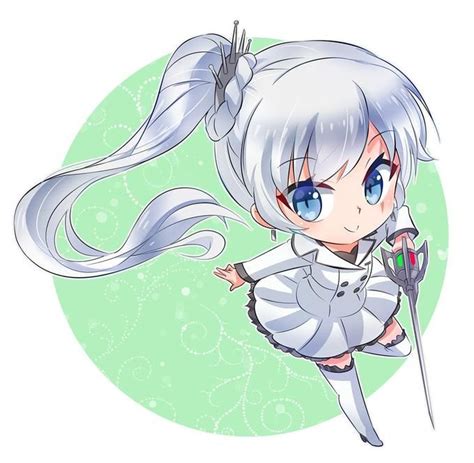 Chibi Weiss Shirt Print RWBY Rwby Anime Rwby Rwby Characters