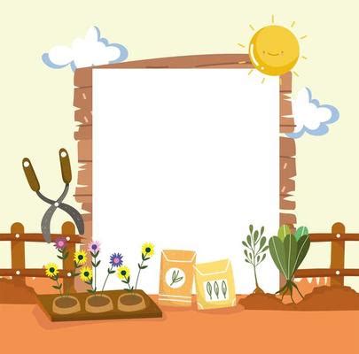 Gardening Border Vector Art Icons And Graphics For Free Download
