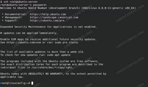 Enable SSH Root Login On Ubuntu Debian