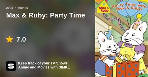 Max And Ruby Party Time 2006