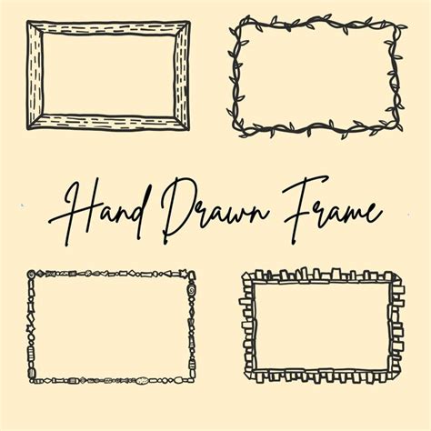 Premium Vector Vector Hand Drawn Frames Collection