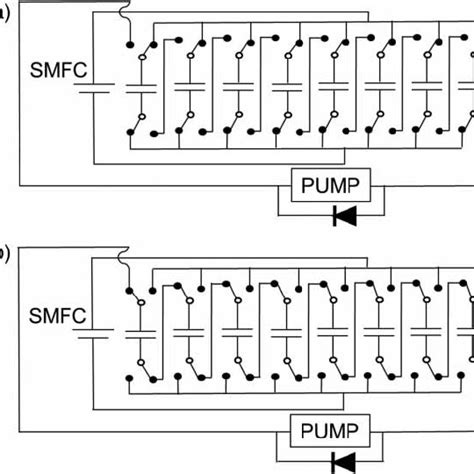 Schematic Of The Capacitor Based Circuits A Charging Circuit And