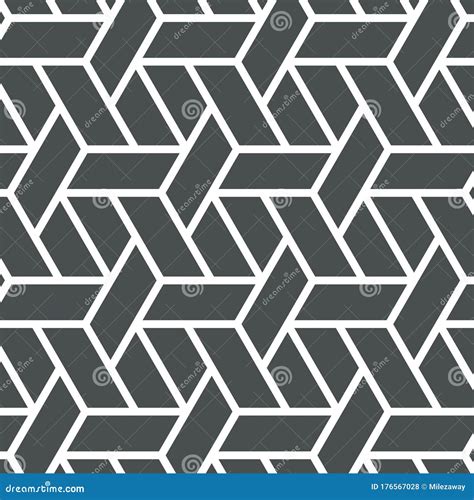vector pattern repeating geometric linear basket weave patter is