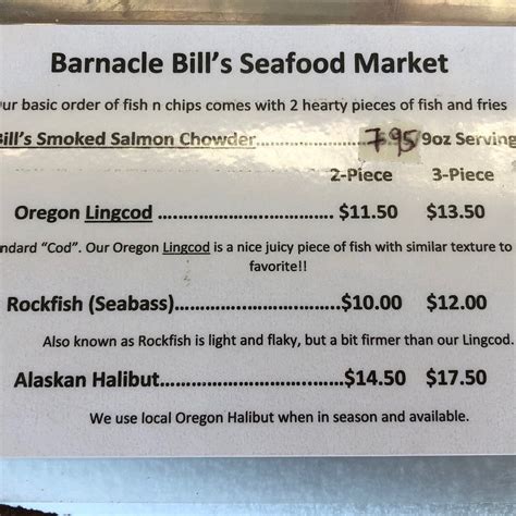 Barnacle Bills Seafood Market Lincoln City Restaurant Reviews