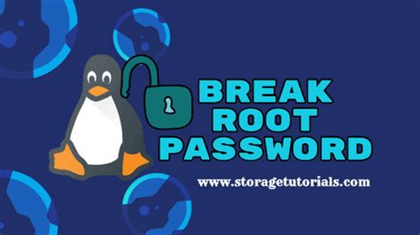 how to break reset root password in rhel 8 centos 8