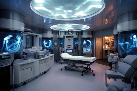 Laboratory Setup For Stem Cell Research Stock Illustration