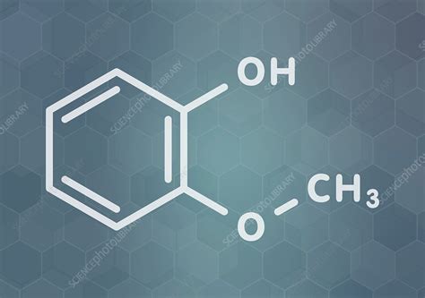 Guaiacol Aromatic Molecule Stock Image C0457574 Science Photo