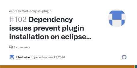 Dependency Issues Prevent Plugin Installation On Eclipse IEP Issue Espressif Idf