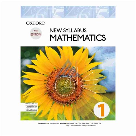 New Syllabus D Mathematics Book 1 D1 7th Edition Maryam Academy