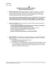 IHP 525 Module Four Problem Set Docx Austin Elliot April 27 2020 IHP 525 Module Four Problem