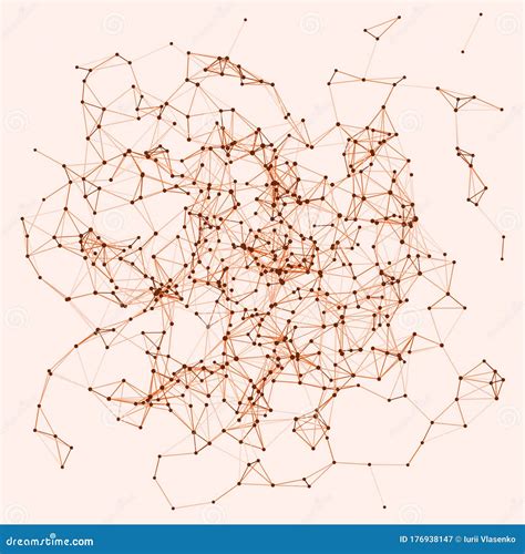 procedural network mesh art background illustration stock image image