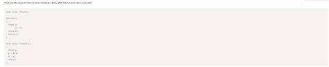 Solved Given The Function Protytpe And Variable Declarations