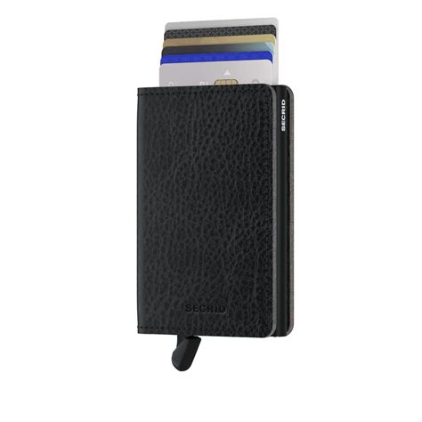 Slimwallet Veg Leather Black