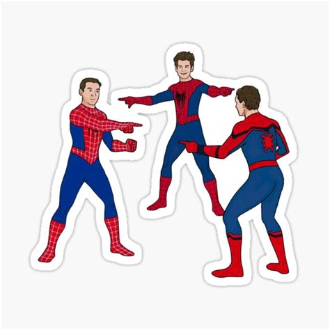 3 Spider Meme Sticker For Sale By Londowndesign Redbubble