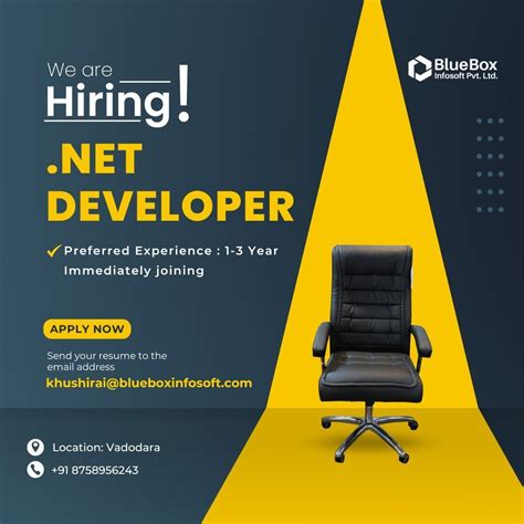 Role Company Location Experience Hiring Dotnetdeveloper Techjobs Careeropportunity