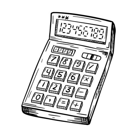 13 943 Calculator Sketch Illustration Royalty Free Photos And Stock Images Shutterstock