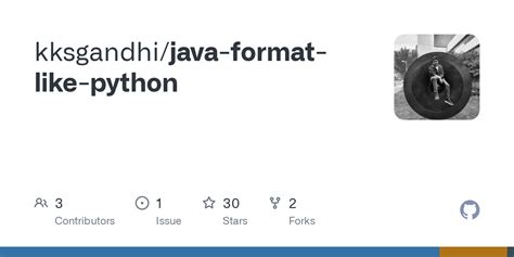 GitHub Kksgandhi Java Format Like Python