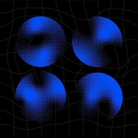 Premium Vector Abstract Halftone Collection