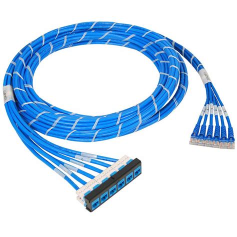 Cablesys Brand Pre Terminated Utp Cassette Patch Panel With Cmr Cat6e