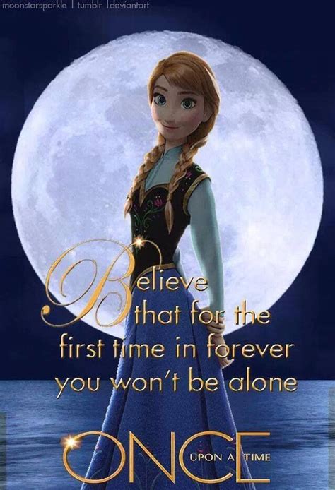 Disney Frozen Anna Vs Once Upon A Time Disney Quote Magic Disney