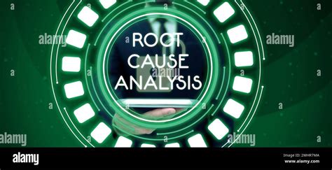 Text Sign Showing Root Cause Analysis Word For Method Of Problem