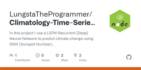 GitHub LungstaTheProgrammer Climatology Time Series Analysis Using RNN LSTM In This Project I