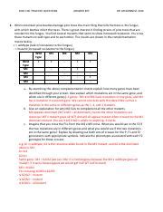 Practice Questions For The Midterm Answers Pdf BICD PRACTICE QUESTIONS ANSWER KEY DR