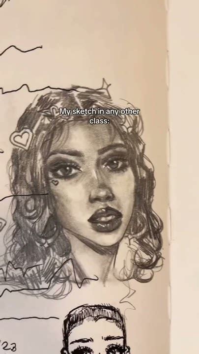 My Sketch In Art Vs Other Classes 😭shorts Art Drawing Sketch Youtube