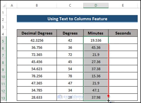 Convert Decimal Coordinates To Degrees Minutes Seconds In Excel