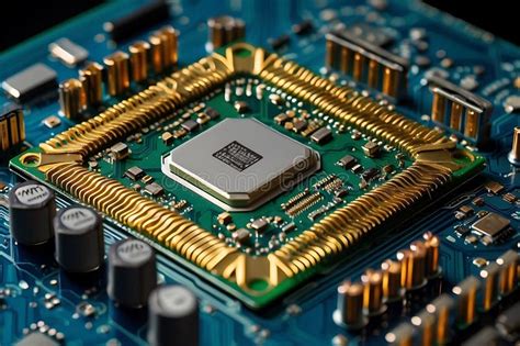 Precision Engineering The Heart Of Modern Computing Stock Illustration Illustration Of