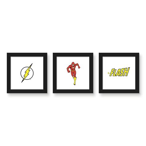 Gallery Pops Dc Comics The Flash Classic Flash Wall Art Bundle 3
