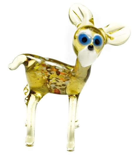 Стеклянная фигурка Олененок Бэмби купить в интернет магазине Figurkispb за 70 руб