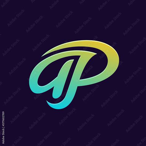 Letter Ap Monogram Logo Stock Vector Adobe Stock