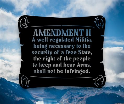 2nd Amendment Scroll Elite Metal Design Llc 2nd Amendment Scroll Elite Metal Design Llc