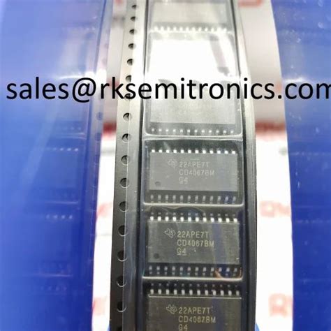Cd4067bm Multiplexer Switch Ics Cmos Sgl 16 Ch Ana Multipl Demltplxr At
