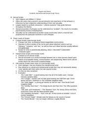 Sexual Scripts Sexuality And Society Prof Hctor Carrillo Spring Class Sexual Cultures