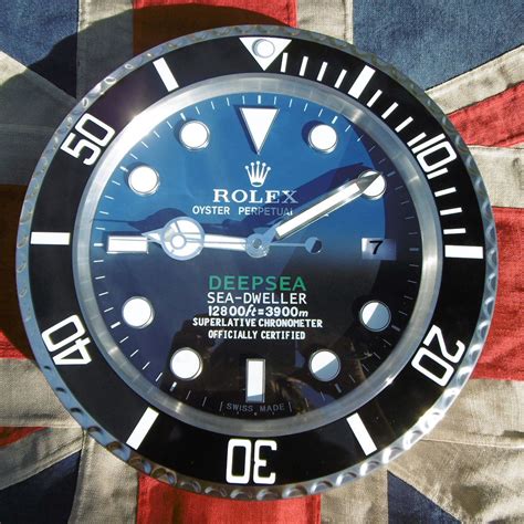Modern Advertising Rolex Clock Seadweller Bonds Nautical