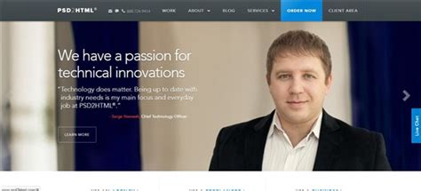 40 psd to html css conversion slicing coding services