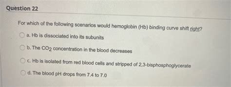 solved question 20 given the kinetics data for each enzyme