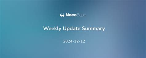 nocobase weekly updates improve performance by nocobase medium