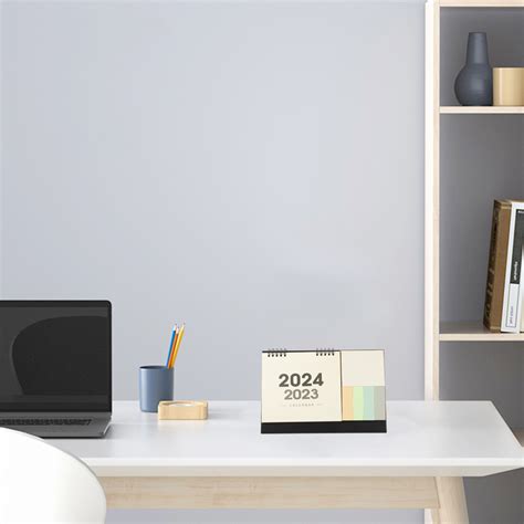사무실 탁상용 초대형 2024 달력 카운트다운 달력 2024 종이 스티커 메모 인쇄제품