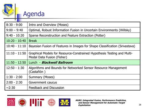 Ppt Integrated Fusion Performance Prediction And Sensor Management For Automatic Target